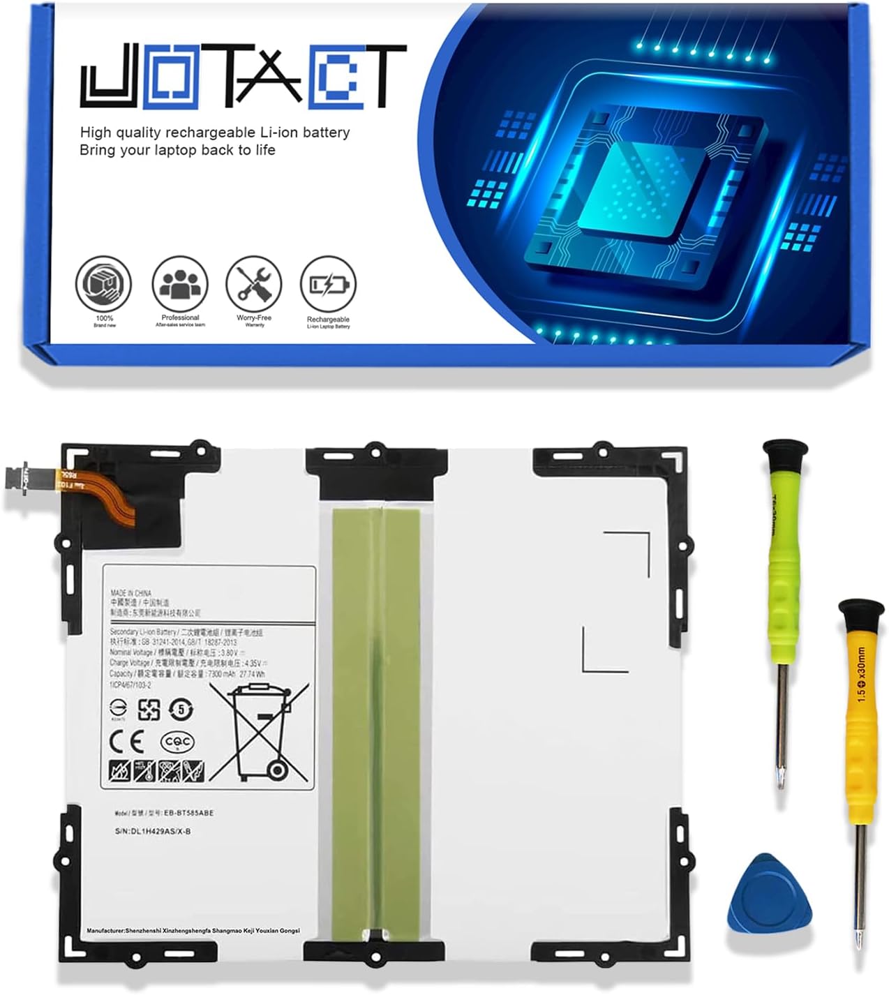 Amazon.com: NP99sp NewPower99 Battery Kit for Samsung GALAXY Tab A 10.1 ...