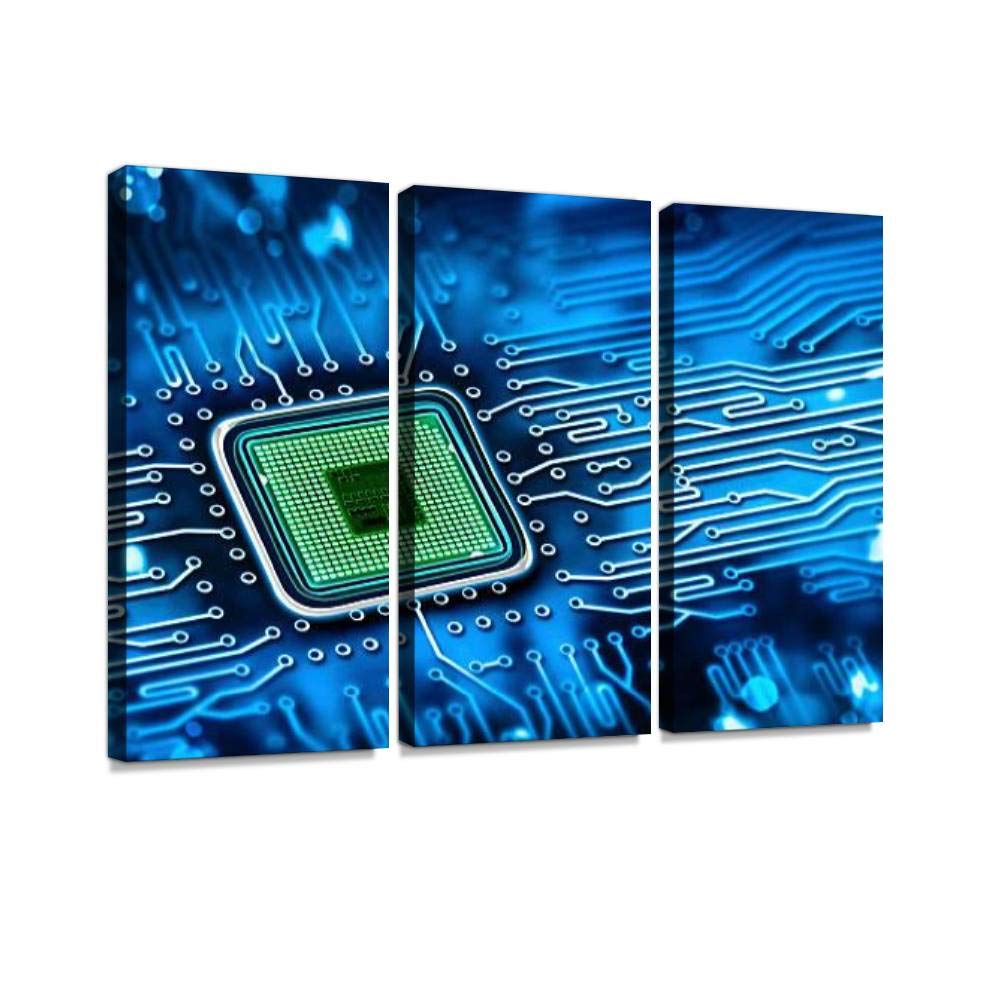 Microchip Circuit Art