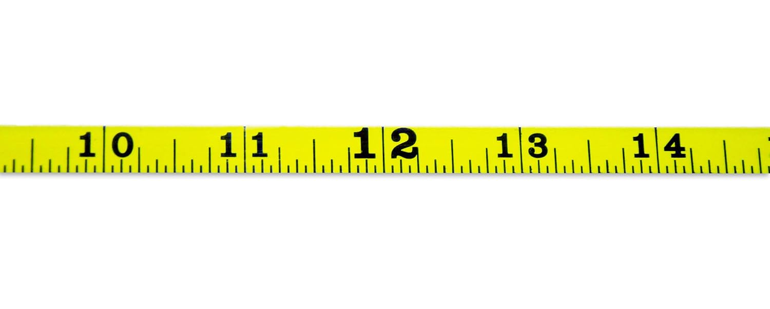 Metal Adhesive Backed Ruler – 3/8 Inch Wide X 50 Feet Long – Left to ...