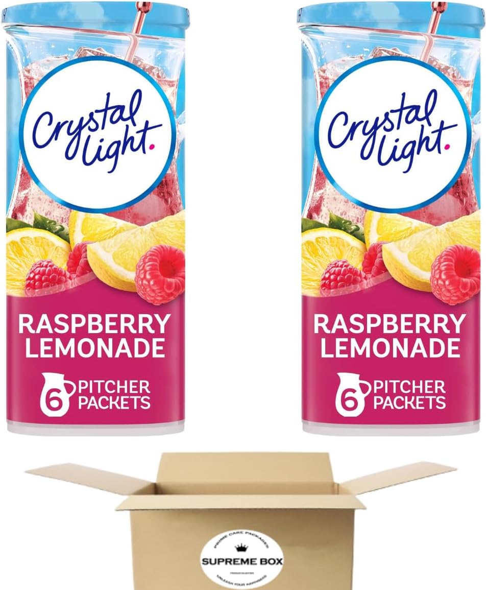 Amazon.com : Crystal Light Raspberry Lemonade Drink Mix (16 Pitcher ...
