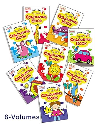 Buy My Mini Coloring Book - Coluring Book for Kids 8 Volumes Book ...