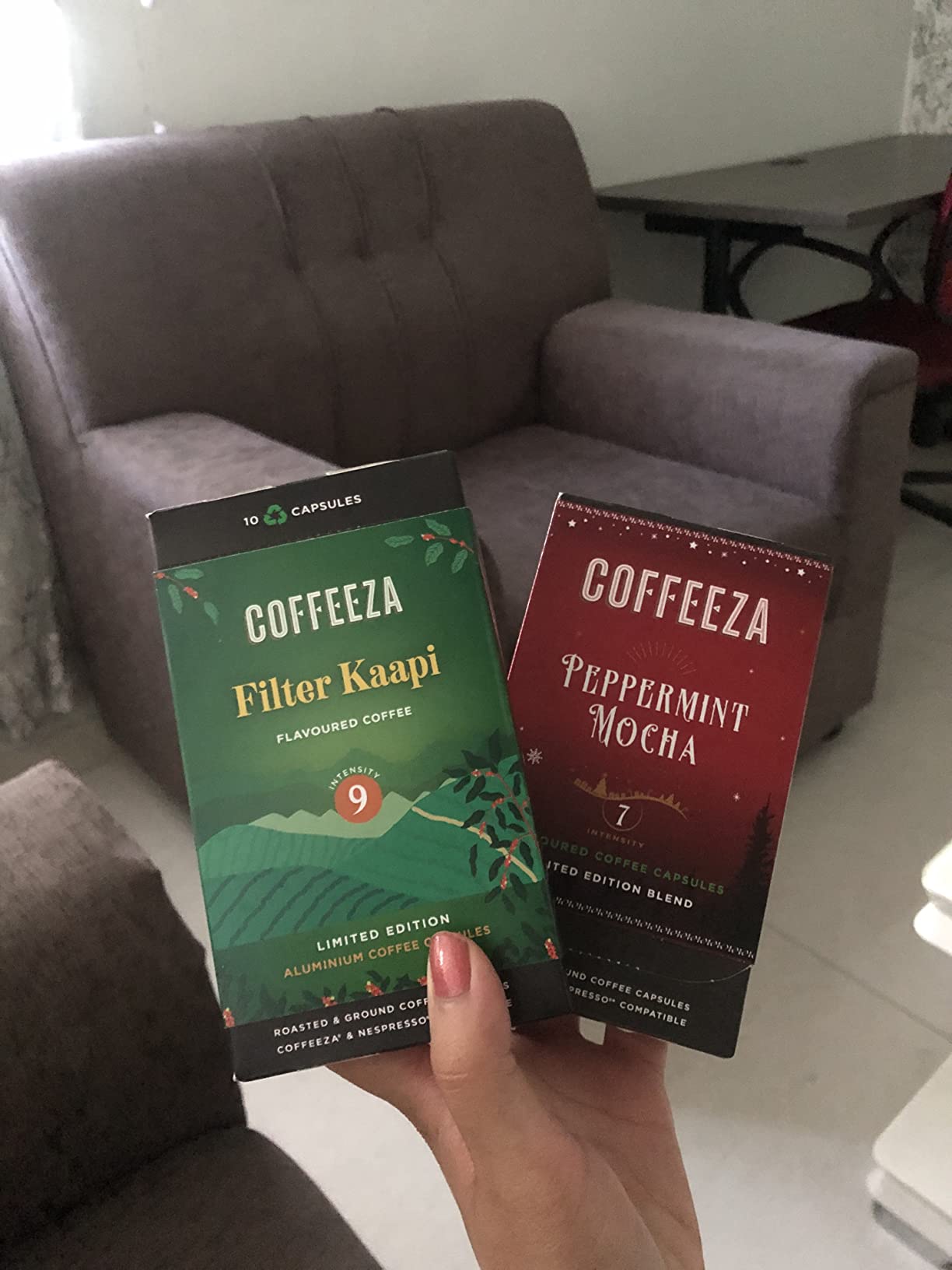 Coffeeza Filter Kaapi Flavoured Coffee Capsules, Intensity -9 ...