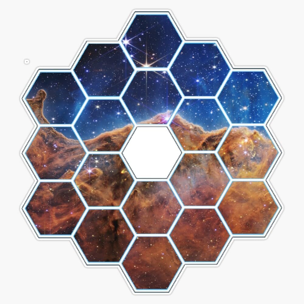Amazon.com - James Webb Space Telescope Sticker Bumper Sticker Vinyl Decal 5"