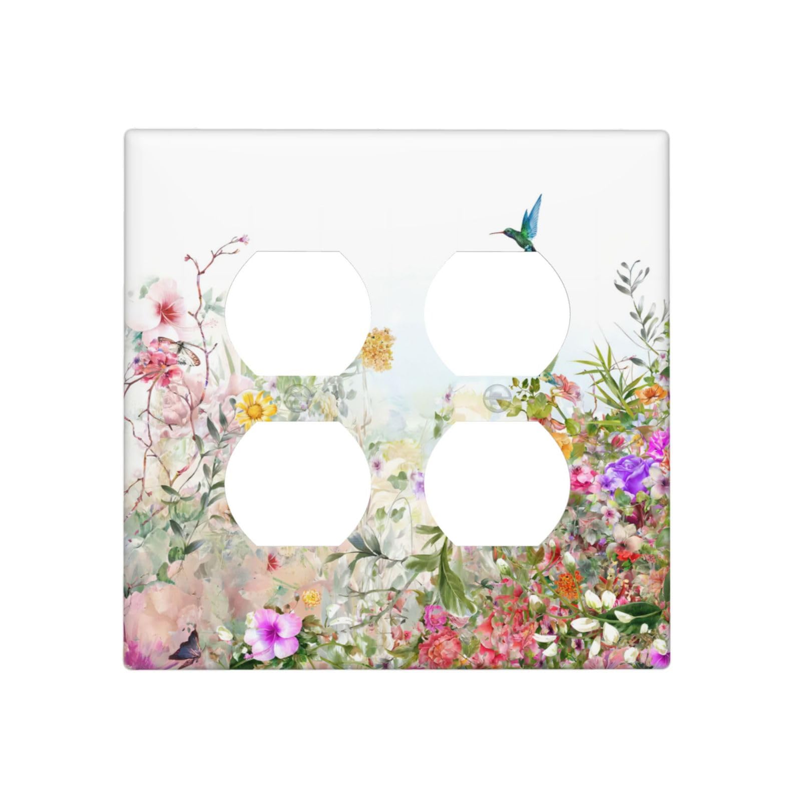 Yamxbfa Decorative Outlet Covers Boho Colorful Flowers Sunflower ...