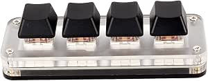 Amazon.co.jp: Macro Keyboard Plug and Play Red Switch One Hand Macro ...