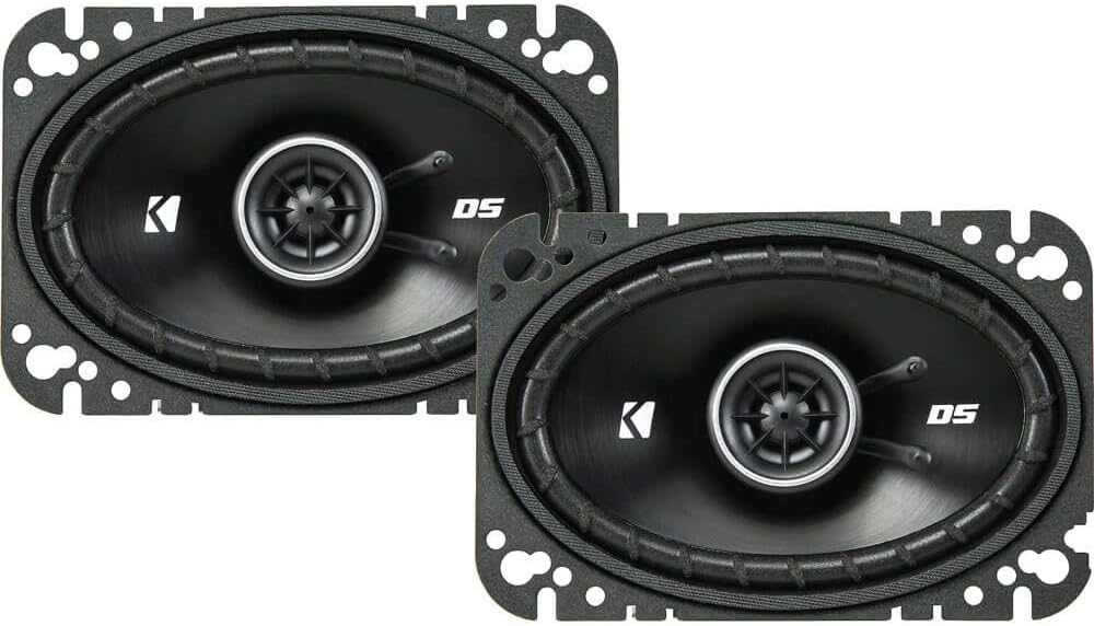 Amazon.com: Kicker 43CSC464 CSC46 4x6-Inch Coaxial Speakers, 4-Ohm ...