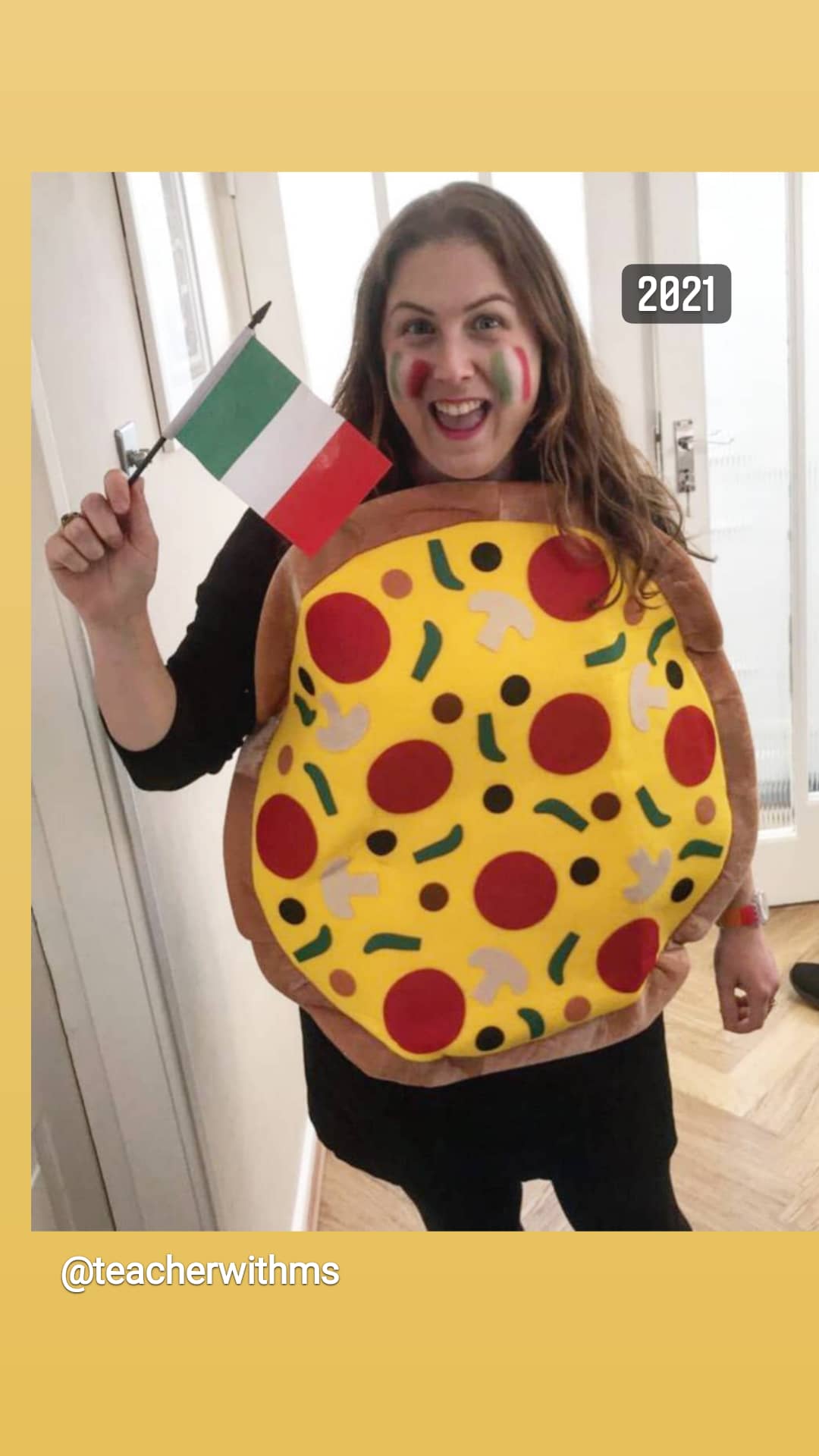 Adults Pizza Costume - Large Italian Pizza Outfit - Novelty Fancy Dress ...