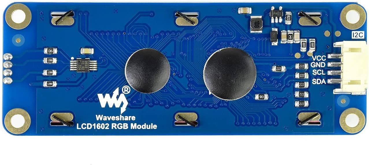 Waveshare LCD1602 RGB Module 16×2 Characters LCD Adjustable RGB ...