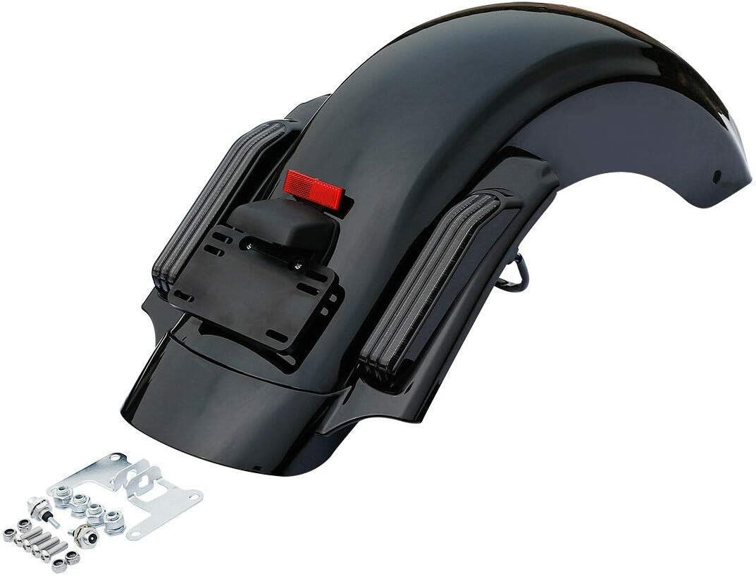 Amazon.com: KCInt Hinged Rear Fender for Harley FL and FLH 1973 and Up ...