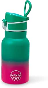 Amazon.com: Mayim Kids’ Leakproof Stainless-Steel Water Bottle with ...