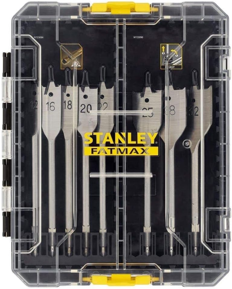 Stanley STA88556-XJ - STANLEY® FATMAX® Spade Drill Bit Set for Wood 8 ...