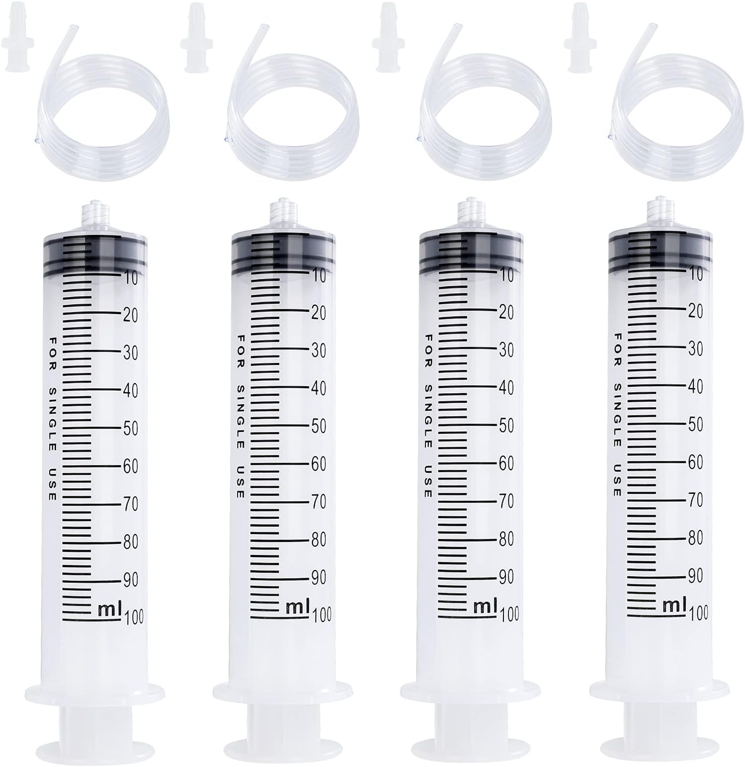 Amazon.com: BASIK 60ml Enteral Feeding Syringe Cath Tip 60cc Silicone O ...