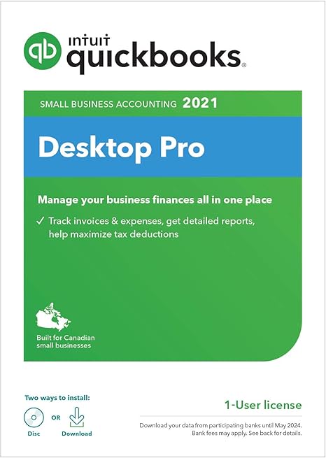 QuickBooks Desktop Pro - Accounting & Invoicing Software (EN) 2021 ...