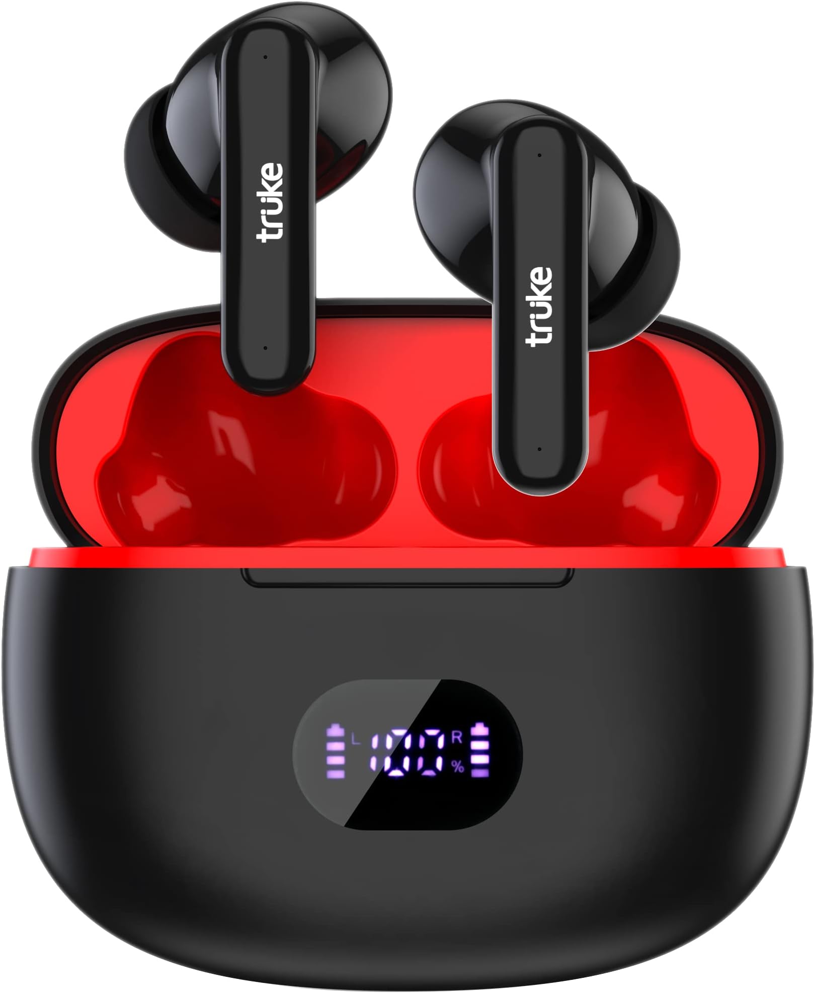 truke Air Buds+ True Wireless Earbuds with Mic Quad-Mic Noise ...
