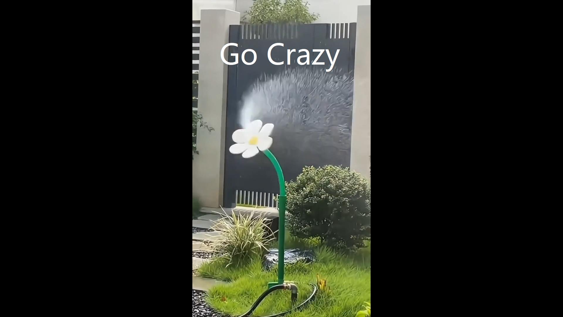 Watch Crazy Dancing Flowers Sprinkler Garden Sprinkler Sunflower on ...