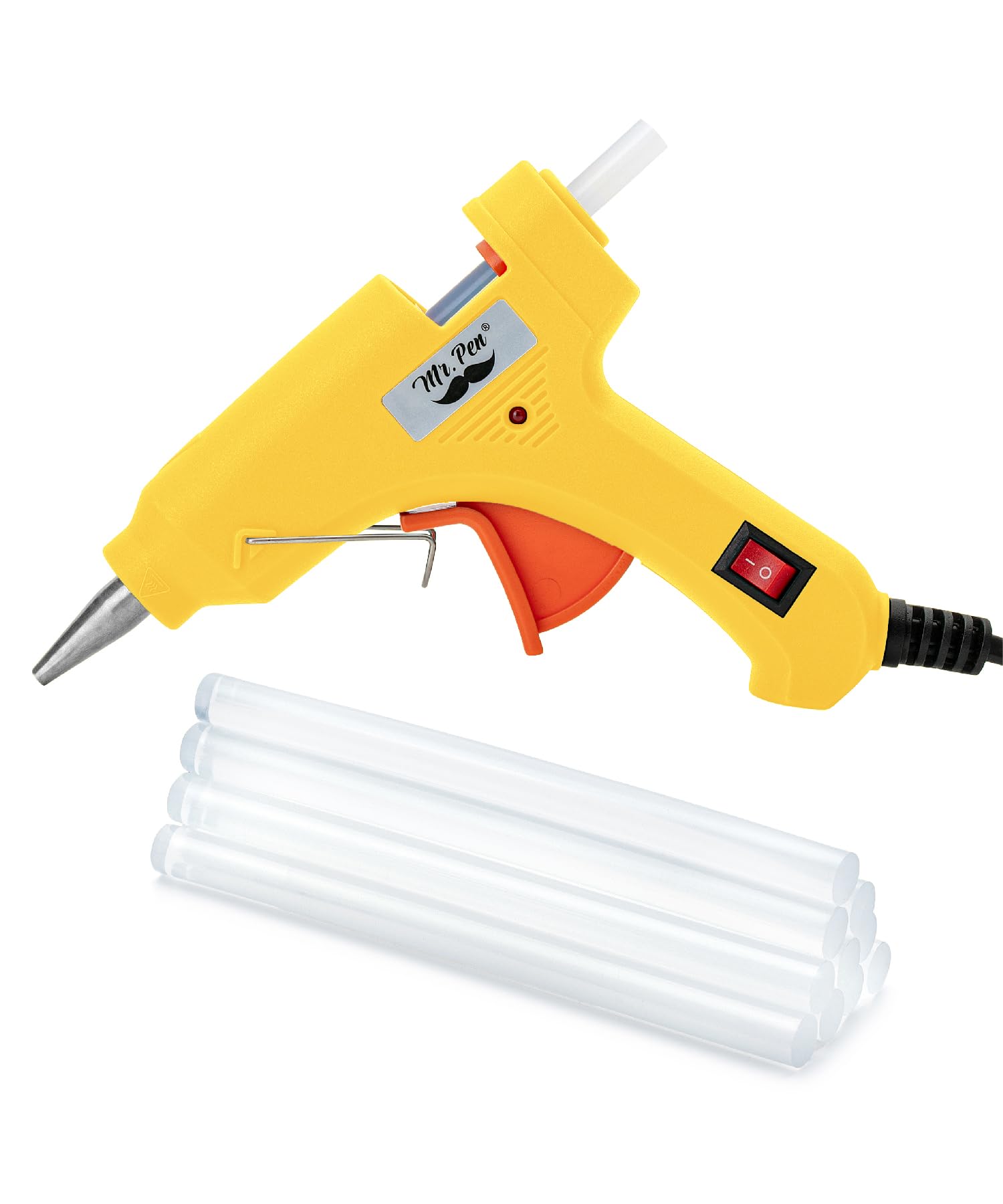 Amazon.com: Mr. Pen- Hot Glue Gun Kit, 20W, Yellow, Glue Gun with 10 ...