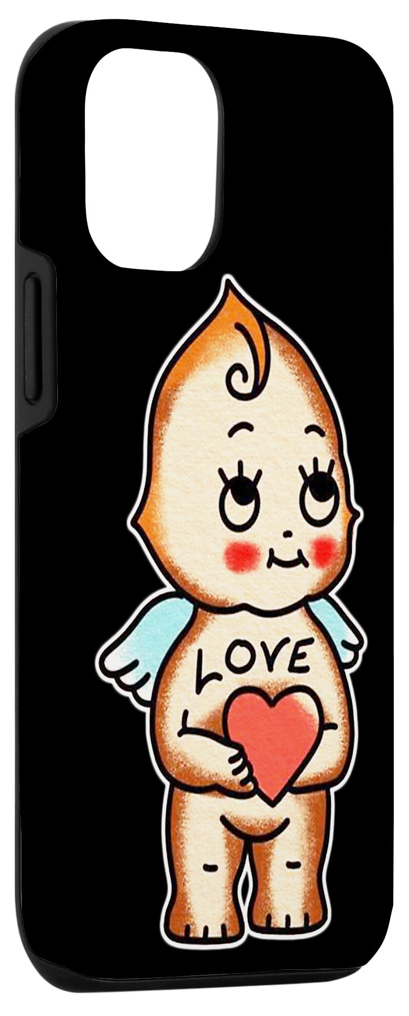 iPhone 15 Pro Kewpie Baby Angel Cherub Cupid Love Traditional Tattoo ...