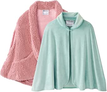 Amazon.com: (Pink/Sage) Silvert's Indoor/Outdoor Cape & Shawl Bundle ...