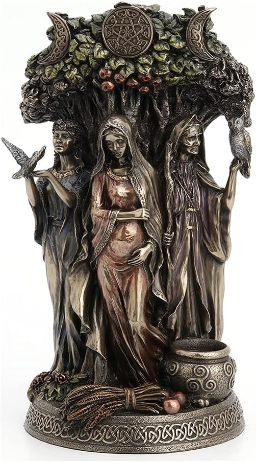 Amazon.com: Veronese Design Polyresin Triple Goddess Maiden Mother and ...