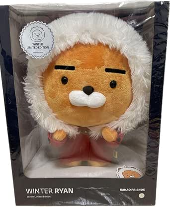 Amazon.co.jp: Kakao Friends Winter Ryan Plush Stuffed Animal : Toys & Games