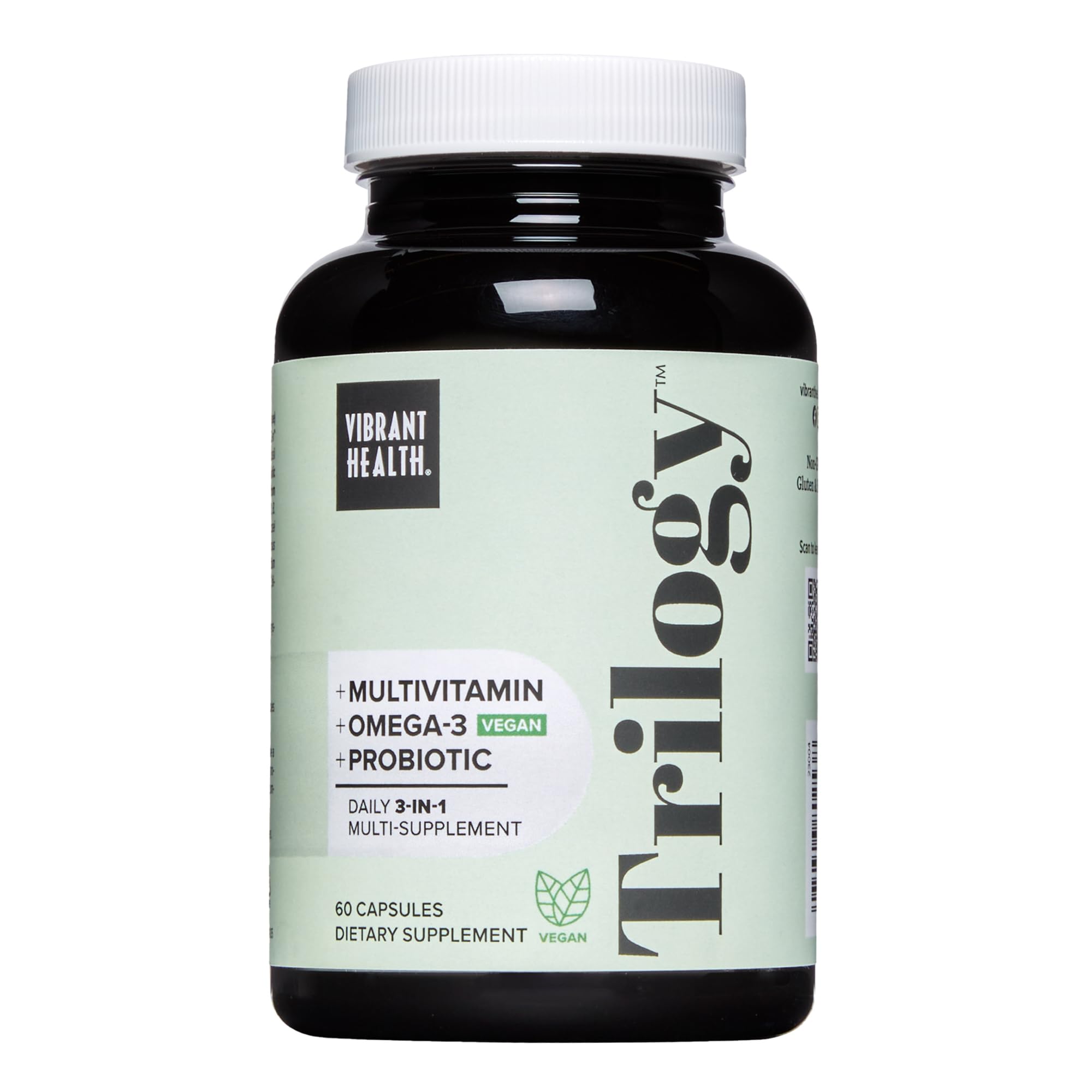 Amazon.com: Vibrant Health, Trilogy Vegan, Probiotic Multivitamin with ...