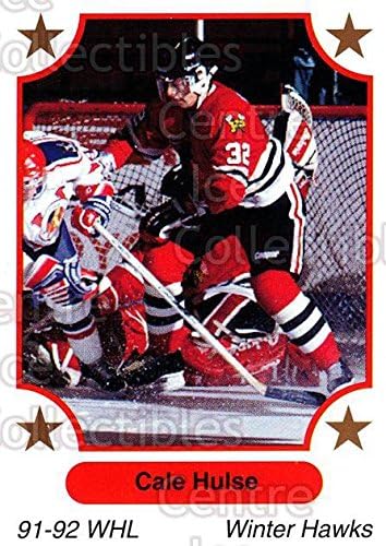 Amazon.com: (CI) Cale Hulse Hockey Card 1991-92 7th Inning Sketch WHL ...