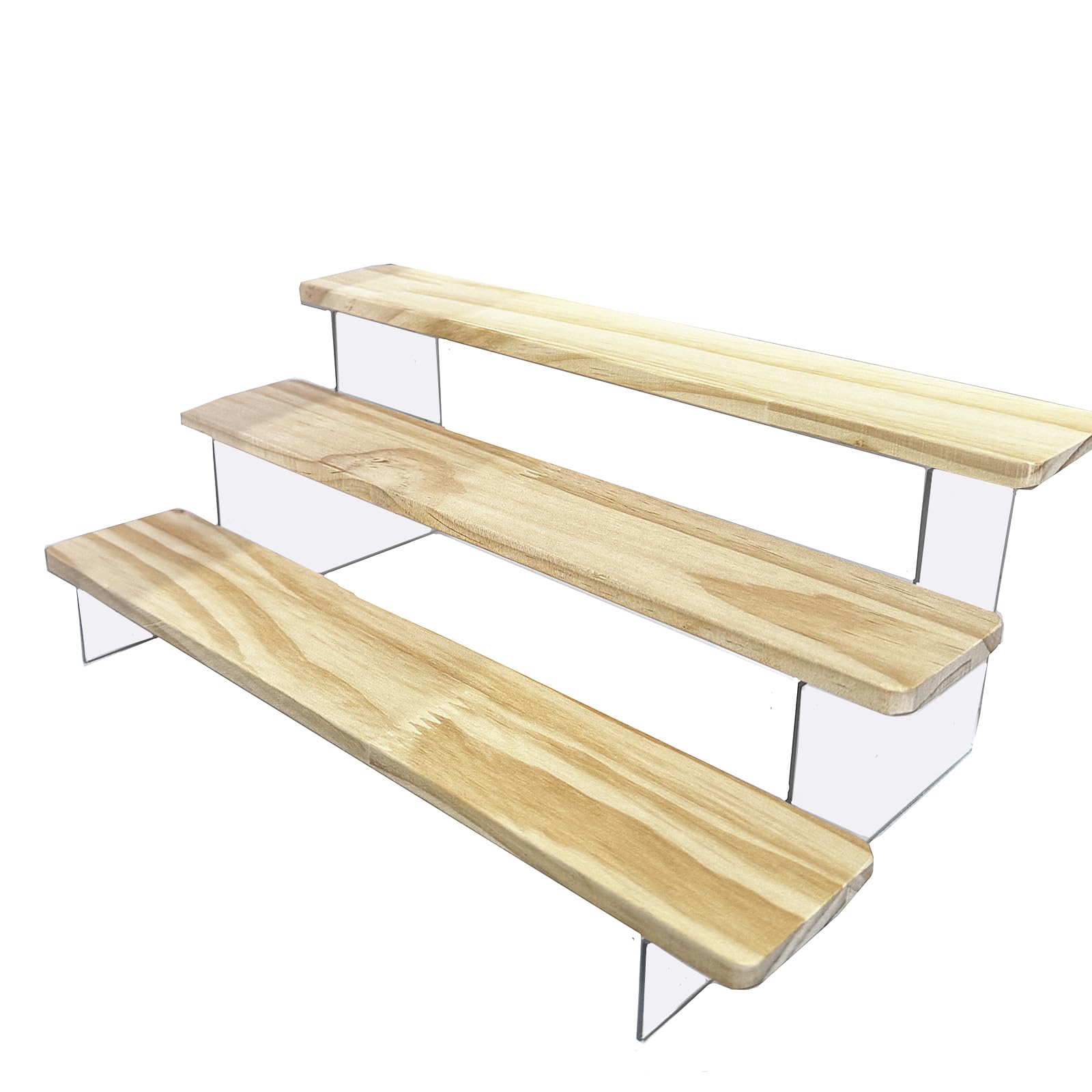 Amazon.com: TANG SONG 1 Pack 11.8'' Wooden Self-assembled Stepped ...