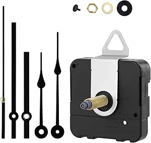 Wall Clock Repair Kit, 1-1/5" Quartz Long Axis Shaft Quartz Clock Motor ...