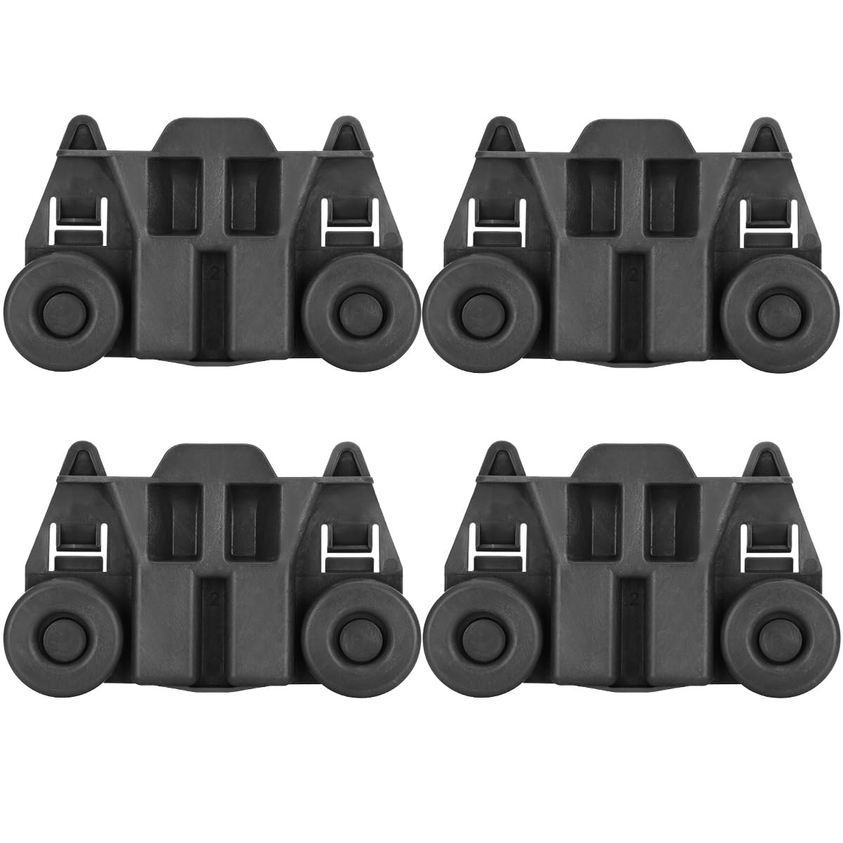 Snapklik.com : W10195417 Dishwasher Wheels Lower Rack