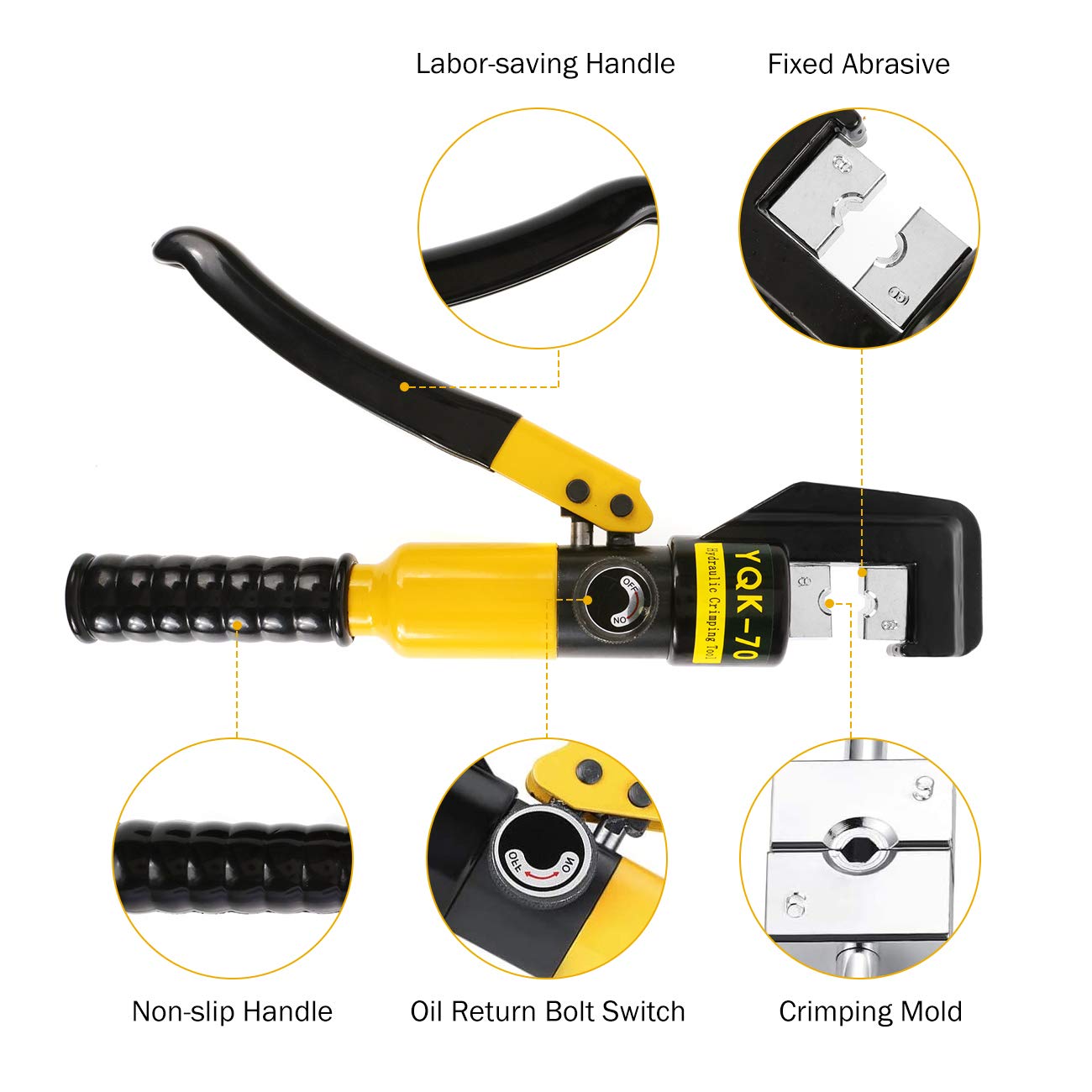Snapklik.com : WICHEMI Custom Hydraulic Hand Crimper Crimping Tool For ...