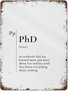 Amazon.com : Set Of Prints Gift For Graduate Students Phd Student ...