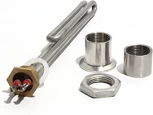 Amazon.com: ISSUA Stainless Steel Electrical Heating Element Booster ...