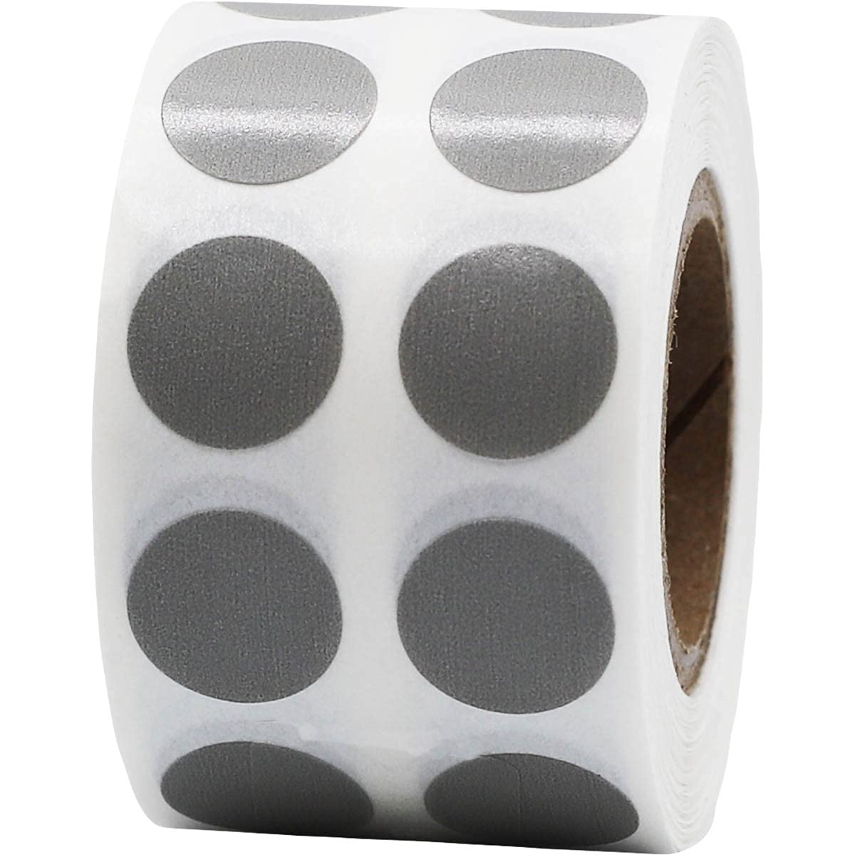 Grey Color Coding Dot Stickers 12.7 mm 0.5 Inch Round 1000 Count ...