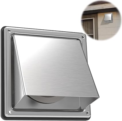 Amazon.com: ForoGore 4'' Metal Dryer Vent Cover Outdoor Wall with ...