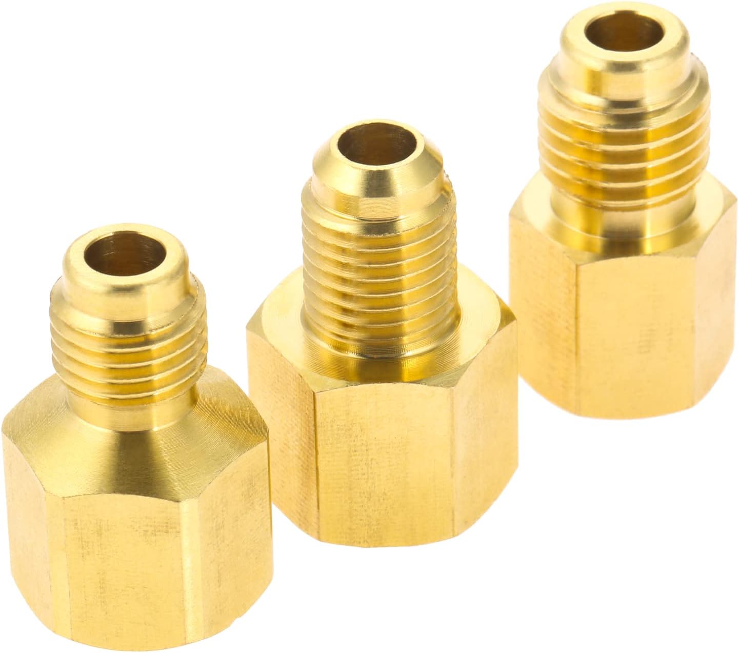 Amazon.com: Duokon Brass AC R410A Adapter Fitting 1/4' Male to 5/16 ...