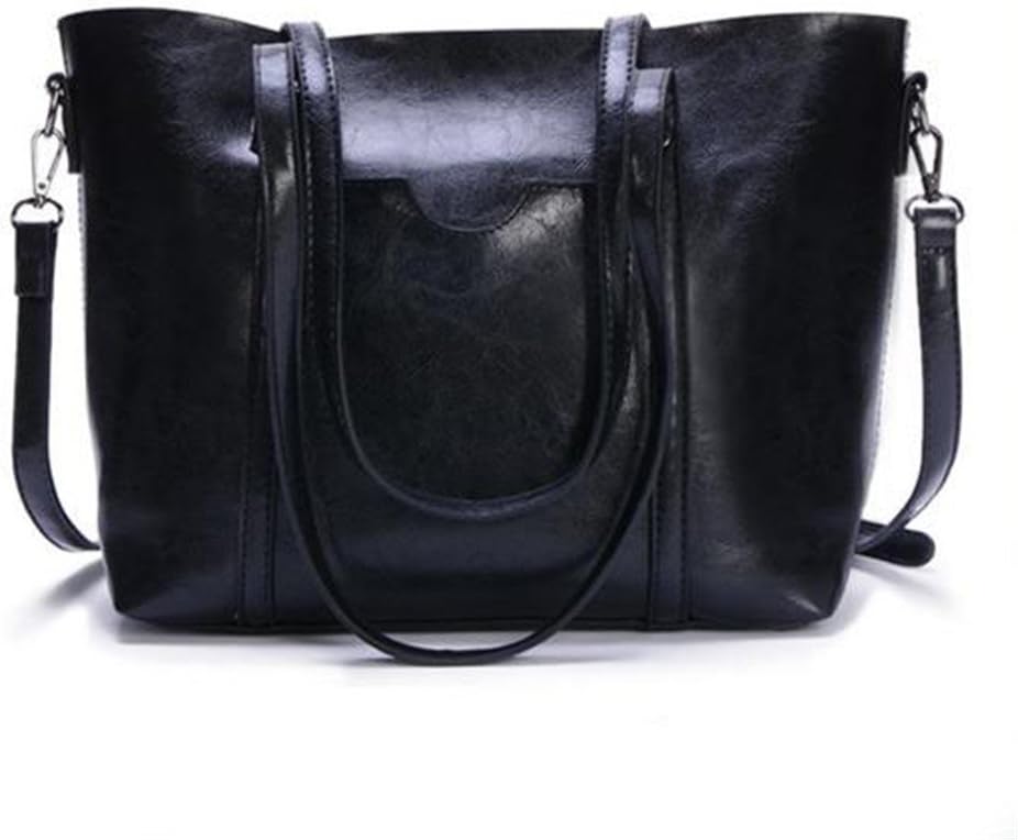 Amazon.com: Women Genuine leather Shoulder Bags Zipper Handbags for ...