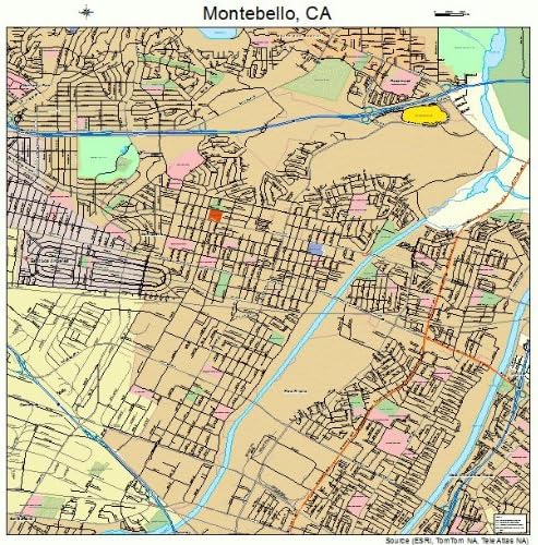 Mapa De Montebello, California