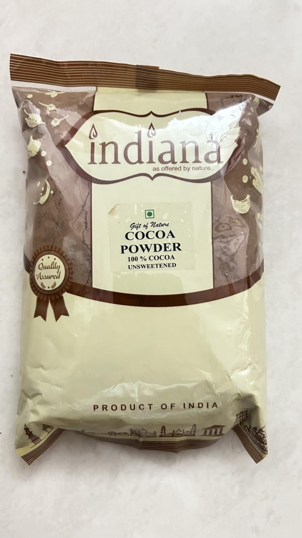 Indiana Cocoa Powder (Natural,Unsweetened & Gluten Free), 400g : Amazon ...