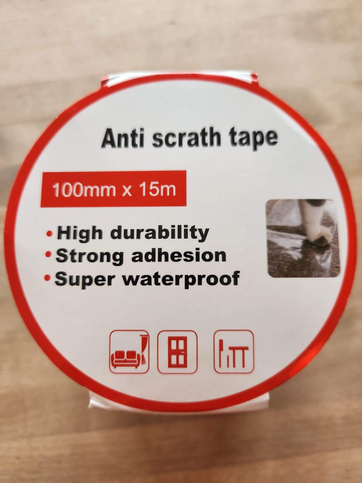 Amazon.com : Cat Scratch Tape, Scratch Furniture Protector, 4 inches x ...