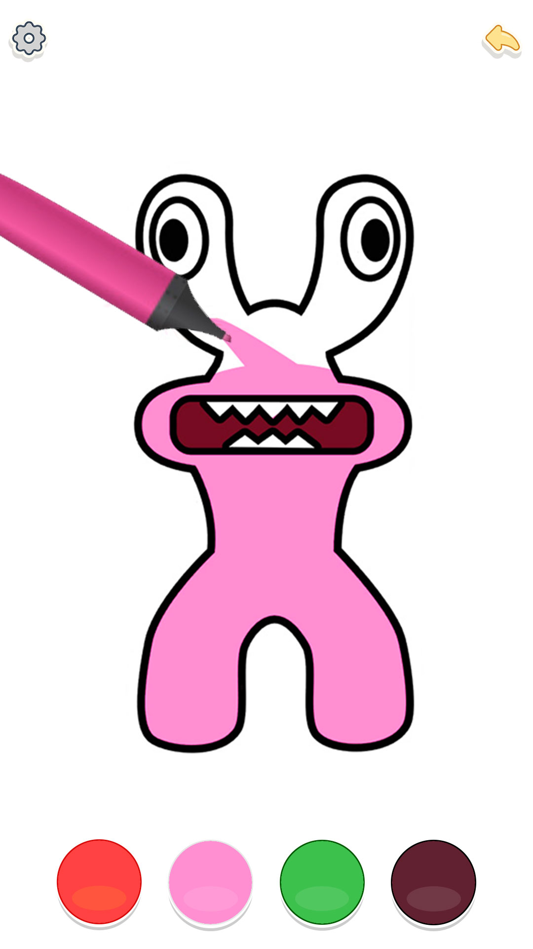 Coloring Master ASMR Painting Book: Color Page Monster Paint & Drawing ...