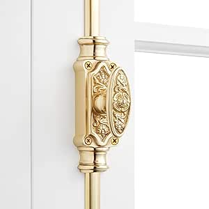 Signature Hardware 436217 Dalston Solid Brass Cremone Bolt for 6' Windows - Polished Brass ...
