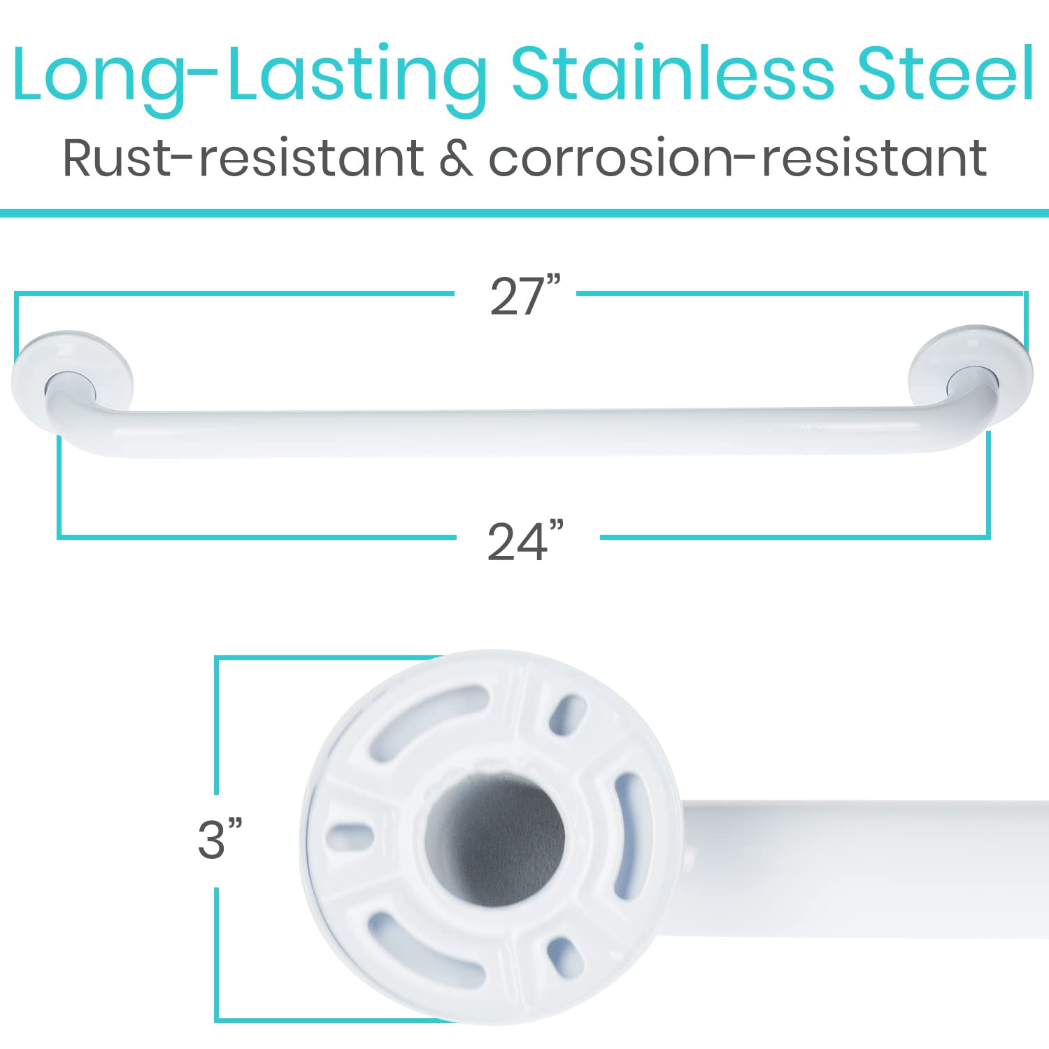Snapklik.com : Vive Grab Bar For Bathtubs And Showers - Handicap ...