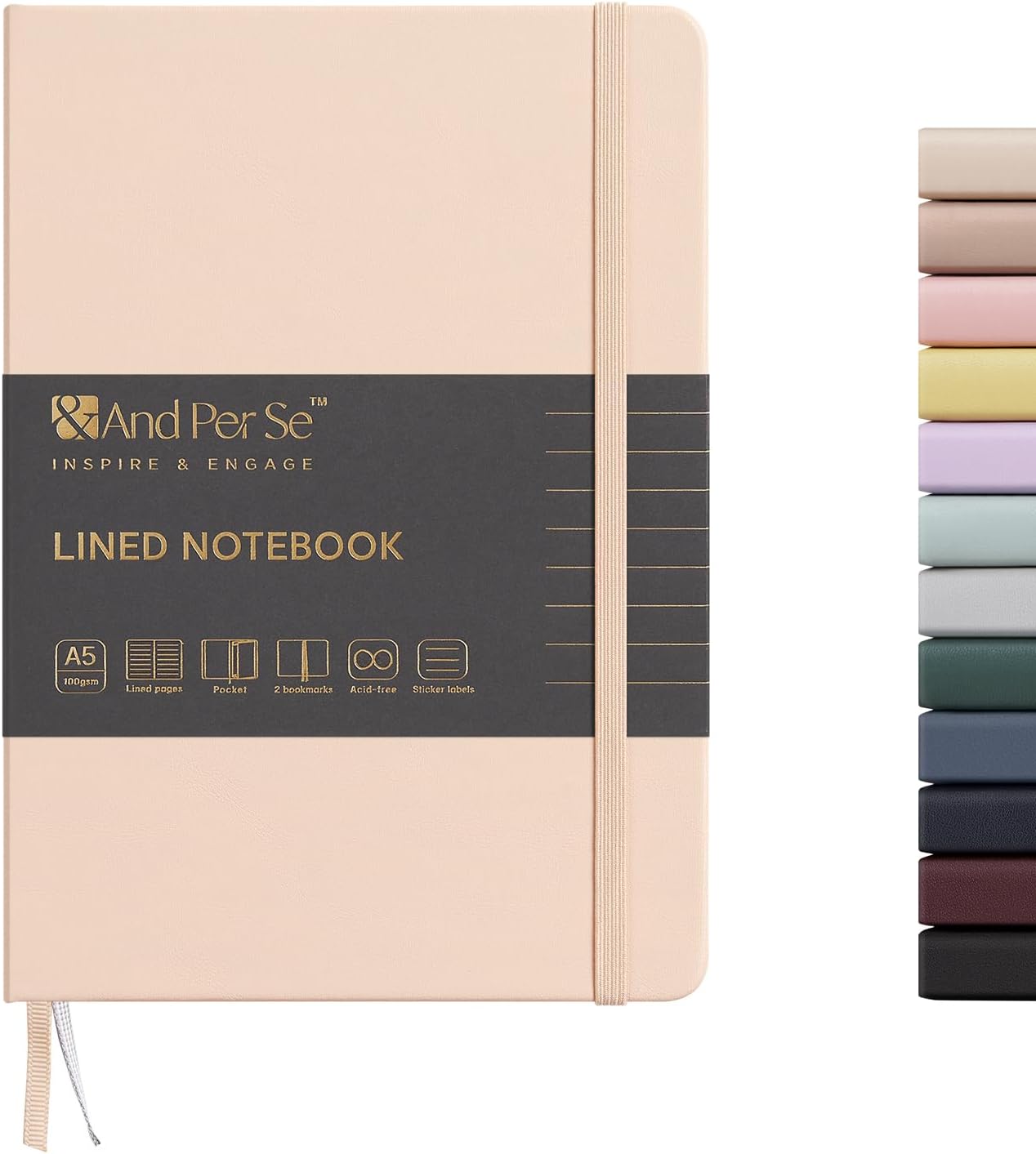 Amazon.com : BGHEOUYV Notebook Journal, College Ruled Notebook Lined A5 ...