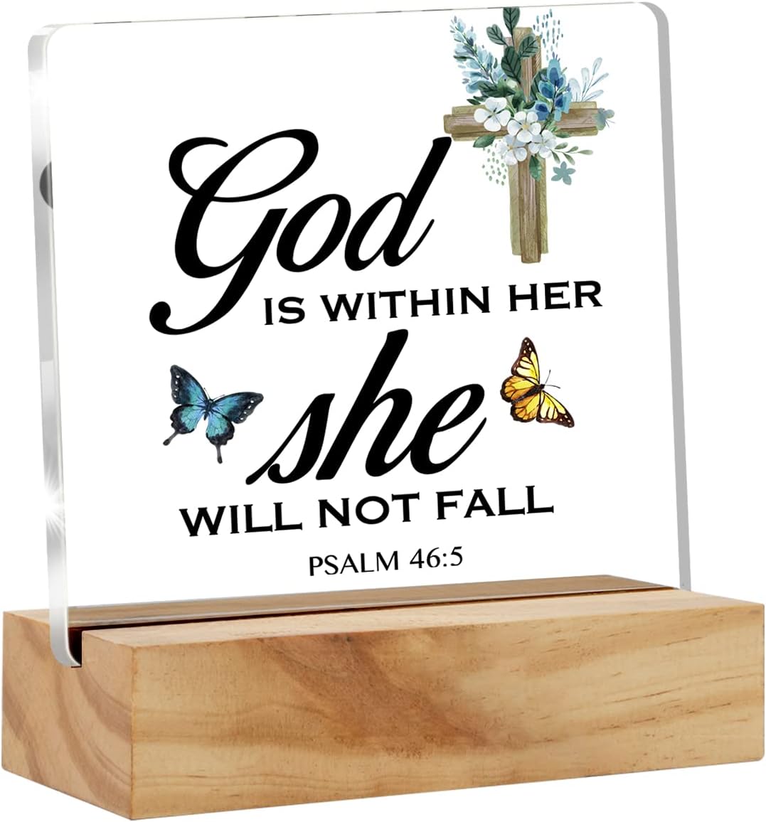 Amazon.com: Christian Catholic Bibles Religious Gift Desk Decor Acrylic ...