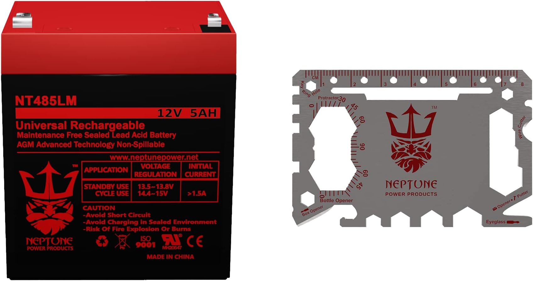 Amazon.com: Neptune Brand NT485LM Replacement Battery for Chamberlain ...