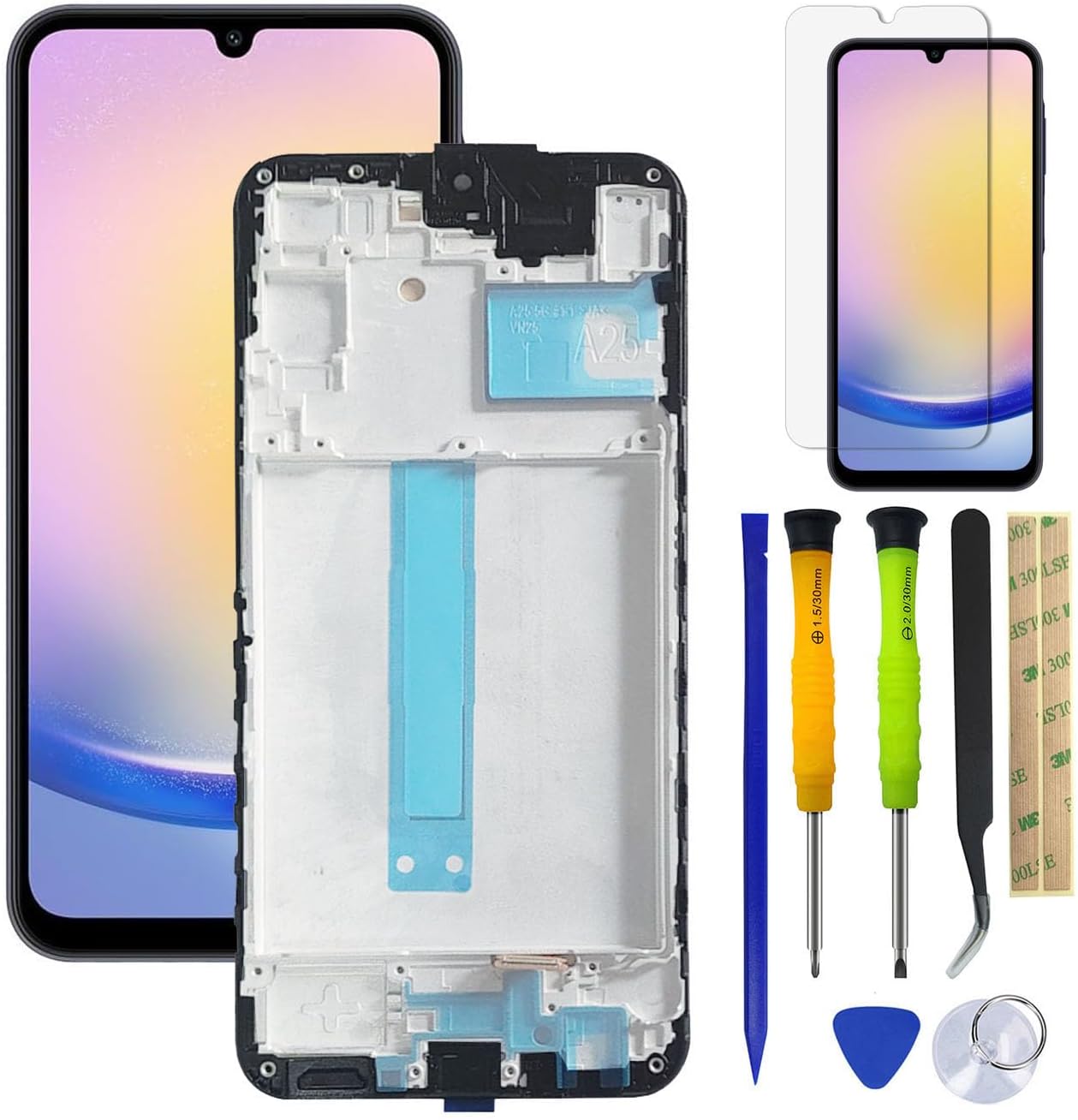Amazon.com: HQB-STAR Galaxy A25 LCD Screen Replacement LCD Display ...