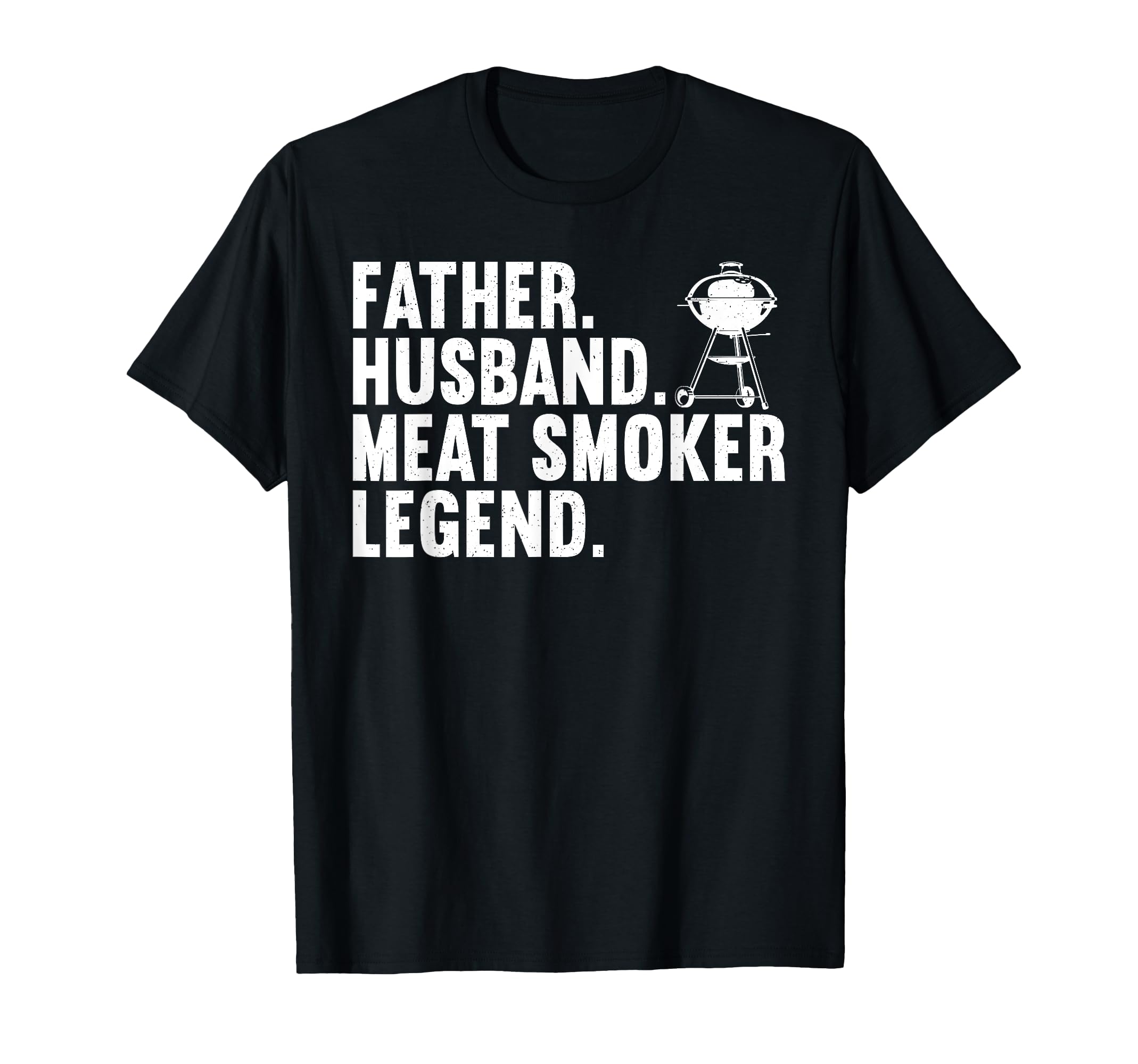 Amazon.com: Cool Meat Smoking Art For Father Husband BBQ Meat Griller T ...