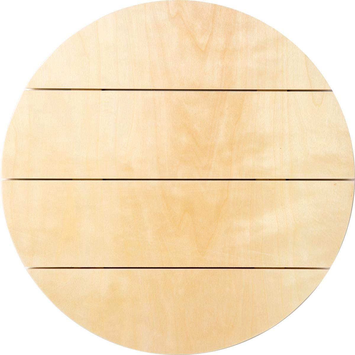 Amazon.com: Plaid Circle Wood Surfaces, 1 Count (Pack of 1), Round Pallet