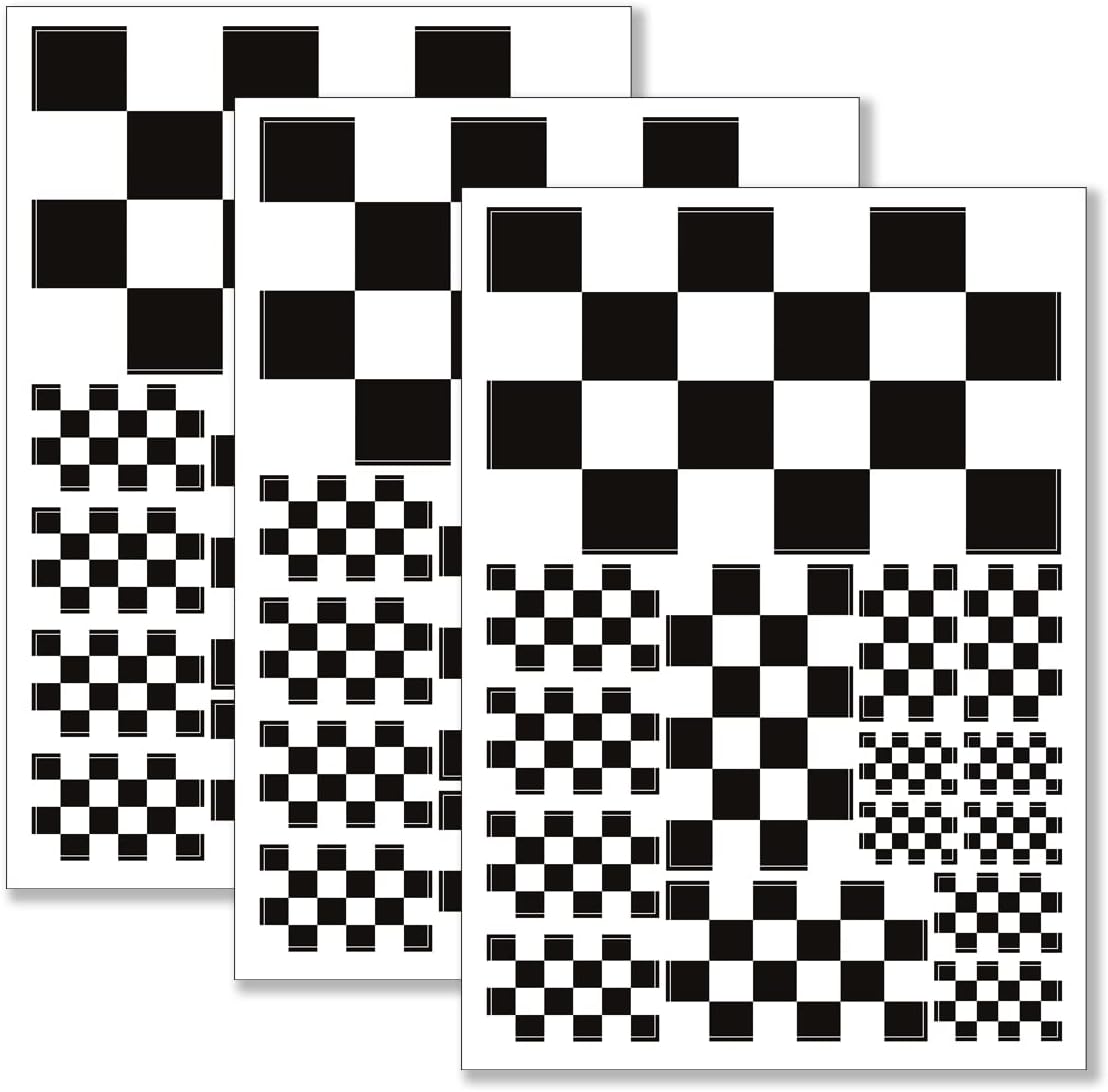 Amazon.com: Checkered Flags Vinyl Decal Sticker (2 Pack!!!) | Tumbler ...