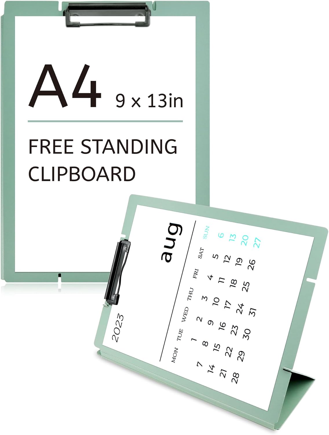 Amazon.com : GAUENEEN Green Free Standing Clipboard and Desktop Stand ...